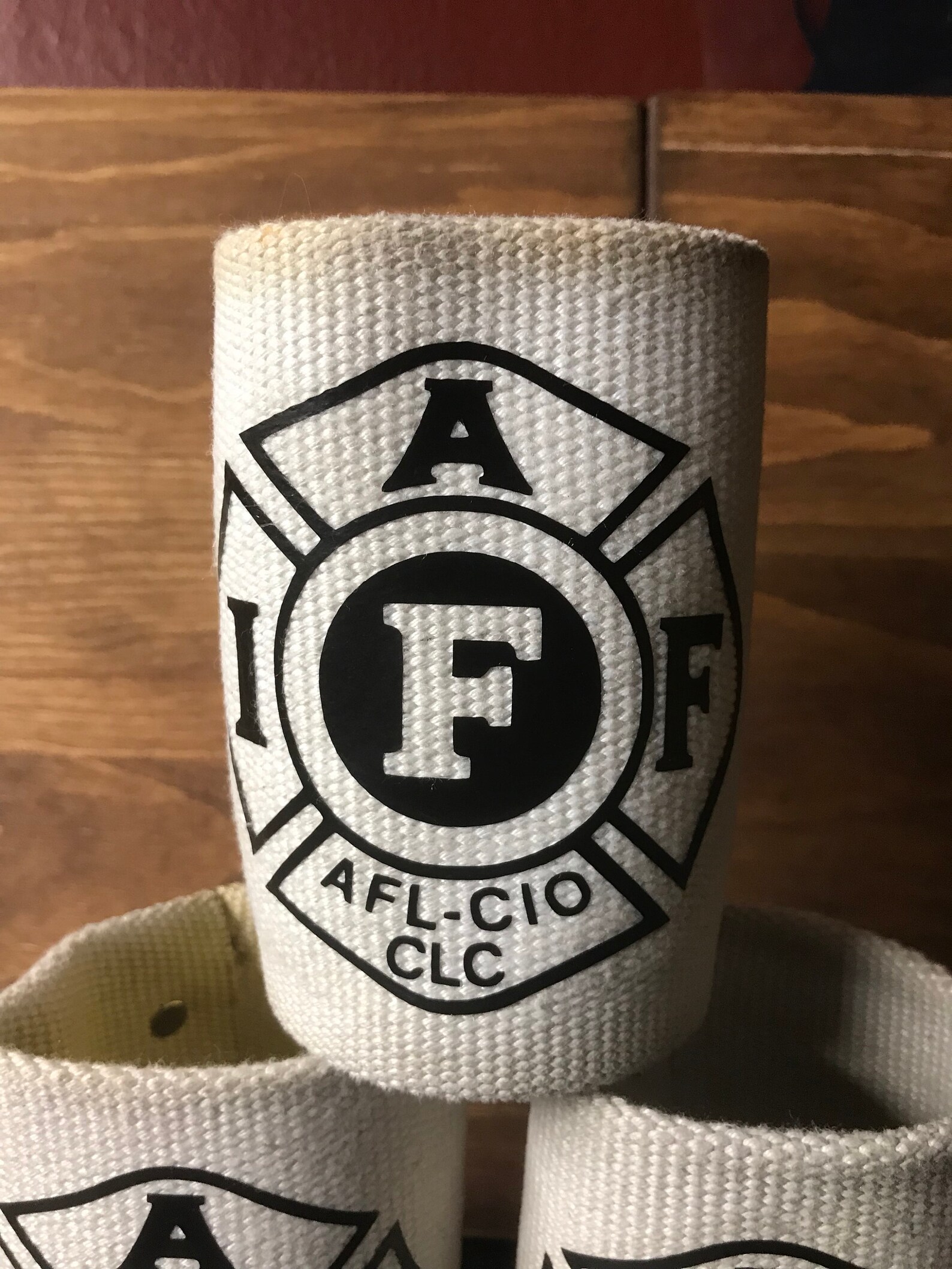 Fire Hose IAFF Firefighter Can Cooler - Etsy