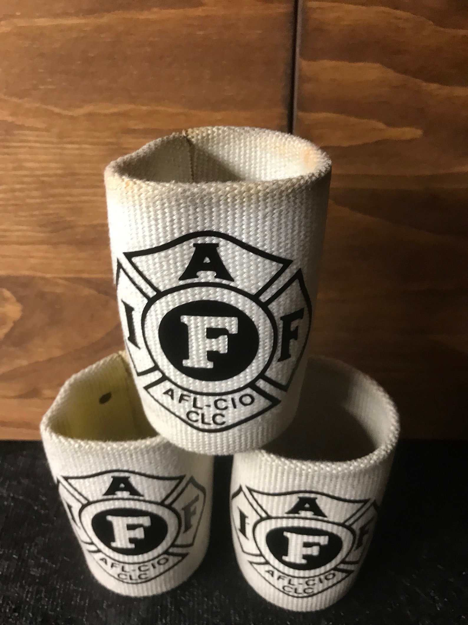 Fire Hose IAFF Firefighter Can Cooler - Etsy