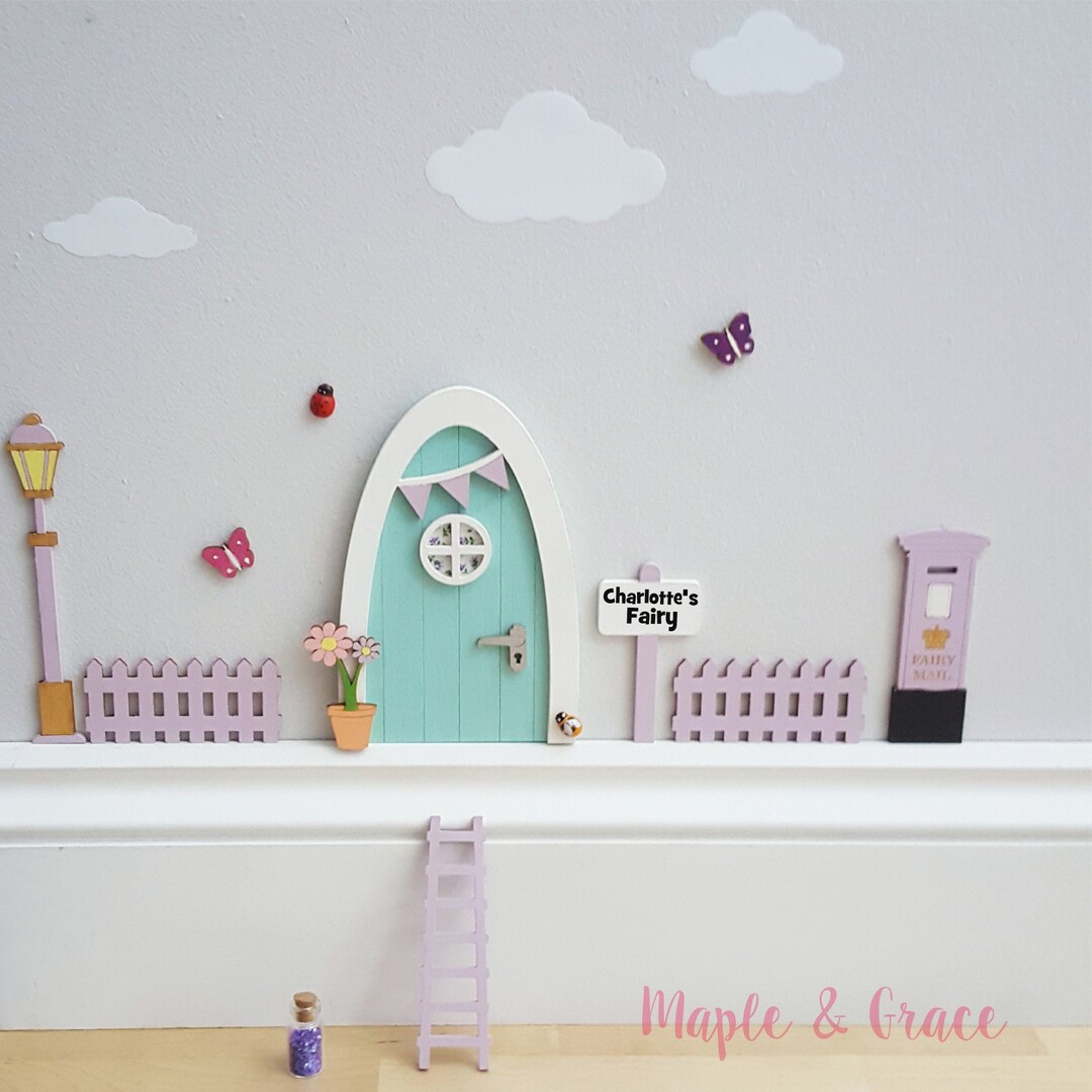 Fairy Door Picket Fence Elf Door Accessory - Etsy