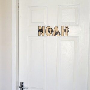 Gaming Letter Personalised Sign for Kids Room Gamer Letter Computer ...