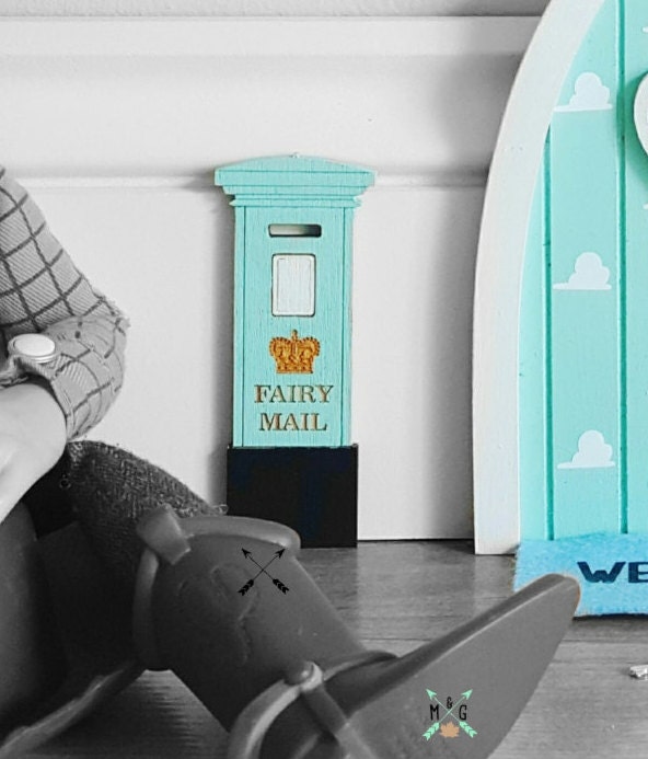 Fairy Door Post Box // Miniature Mail Box Fairy Door Extras - Etsy