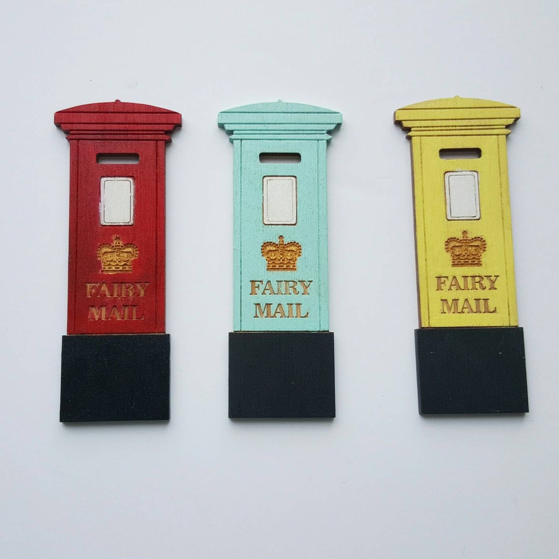 Fairy Door Post Box // Miniature Mail Box Fairy Door Extras - Etsy