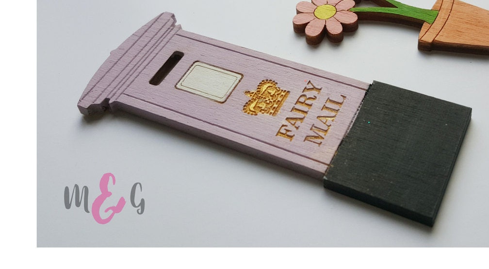 Fairy Door Post Box // Miniature Mail Box Fairy Door Extras - Etsy
