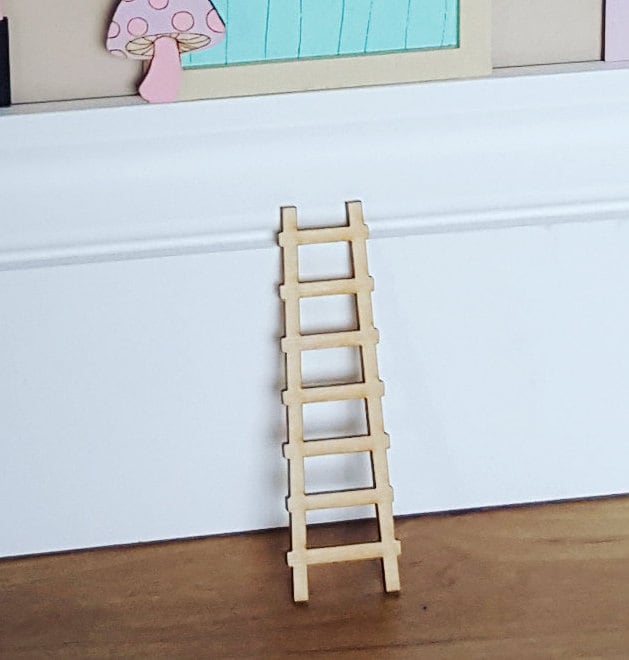 Fairy Door Ladder Miniature Ladder Wooden Fairy Ladder - Etsy UK