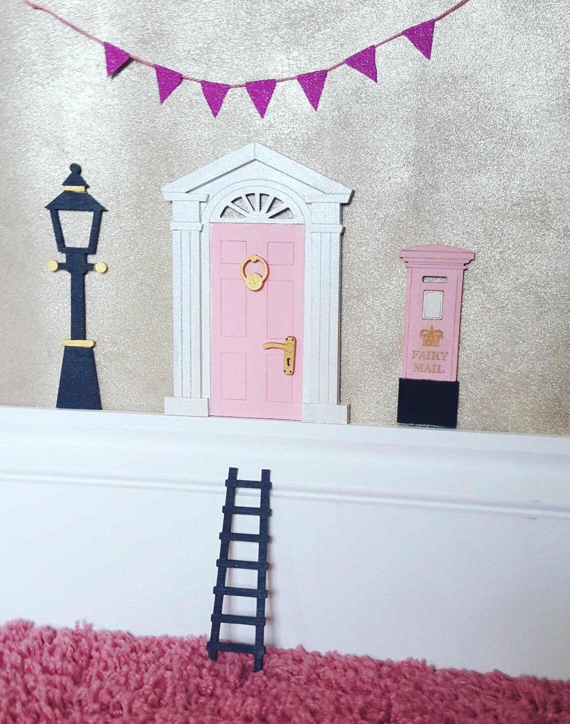 Fairy Door Post Box // Miniature Mail Box Fairy Door Extras - Etsy