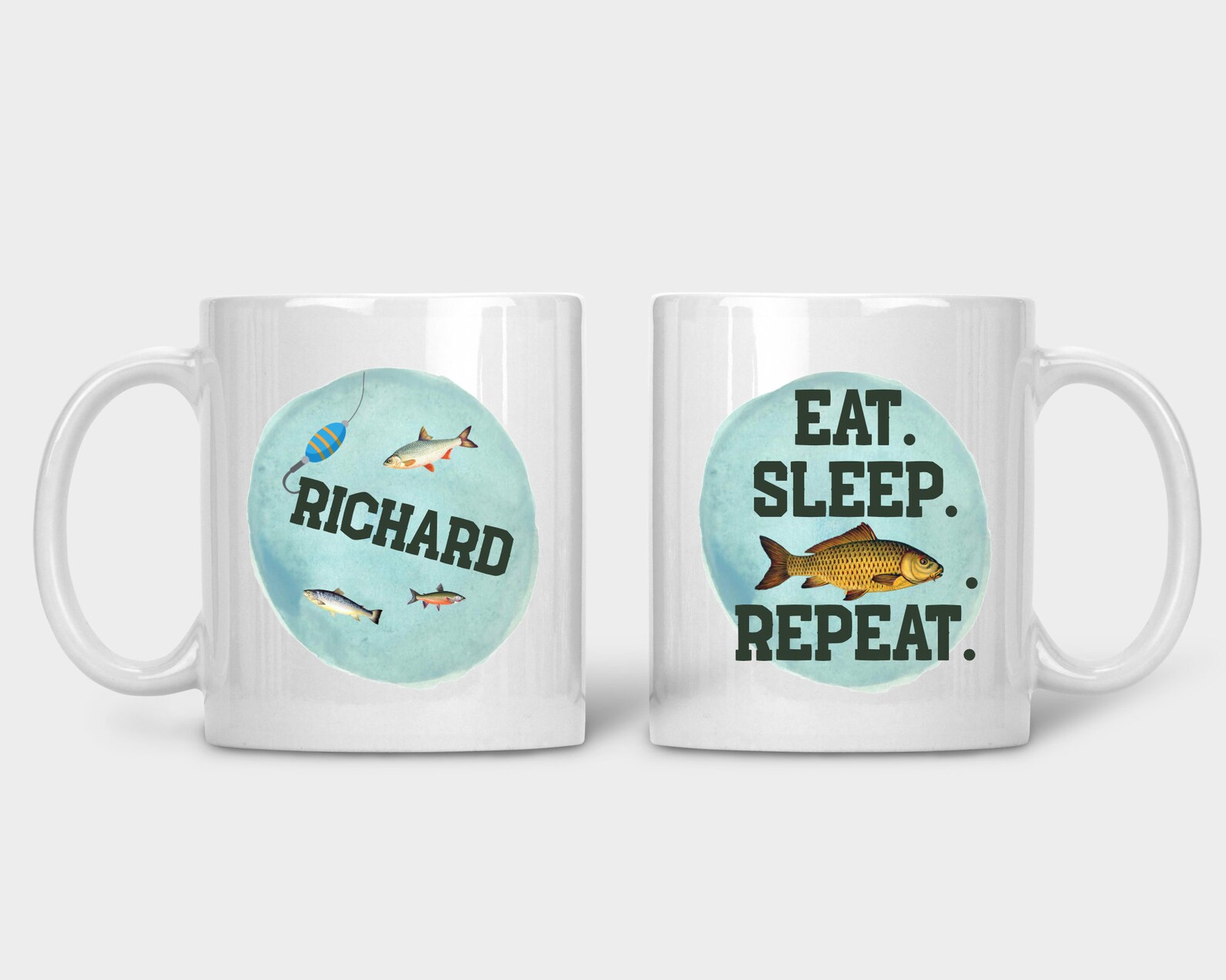 Personalised Fishing Mug Coffee Mug Fishing Lover - Etsy