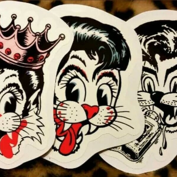 Elvis Guitar Stickers - Etsy