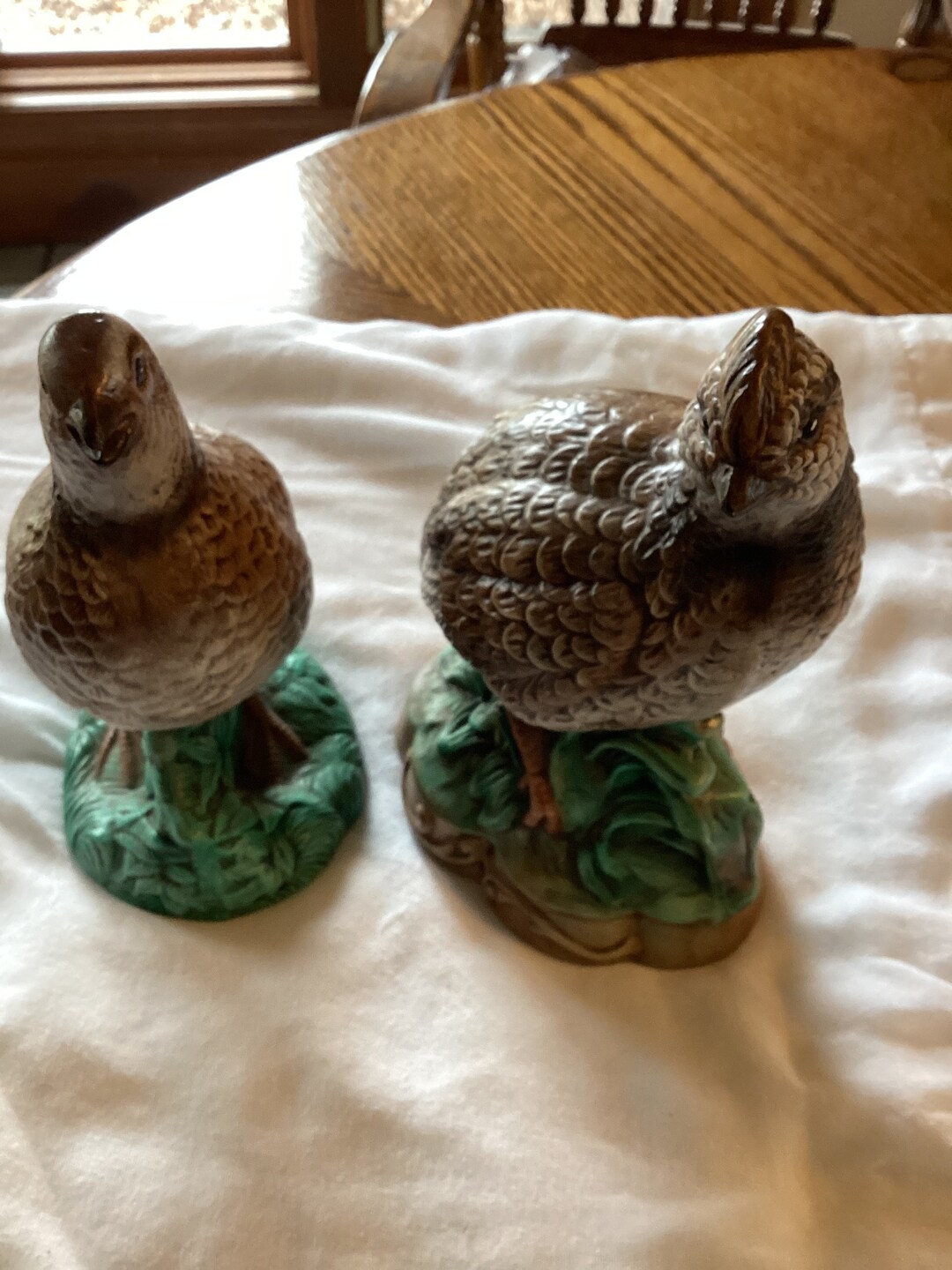 Pair of Vintage Ceramic Quail. - Etsy