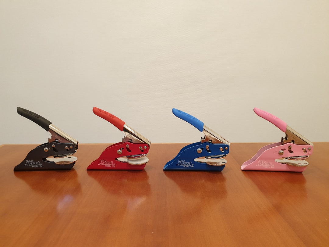 Crimper or Dry Press for Custom Manual Embossing, Custom Dry Stamp ...