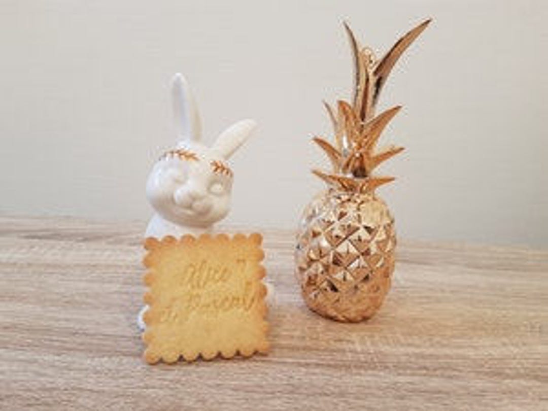 Alice-pascal Custom Wedding Biscuit Stamp to Customize Shortbread or ...