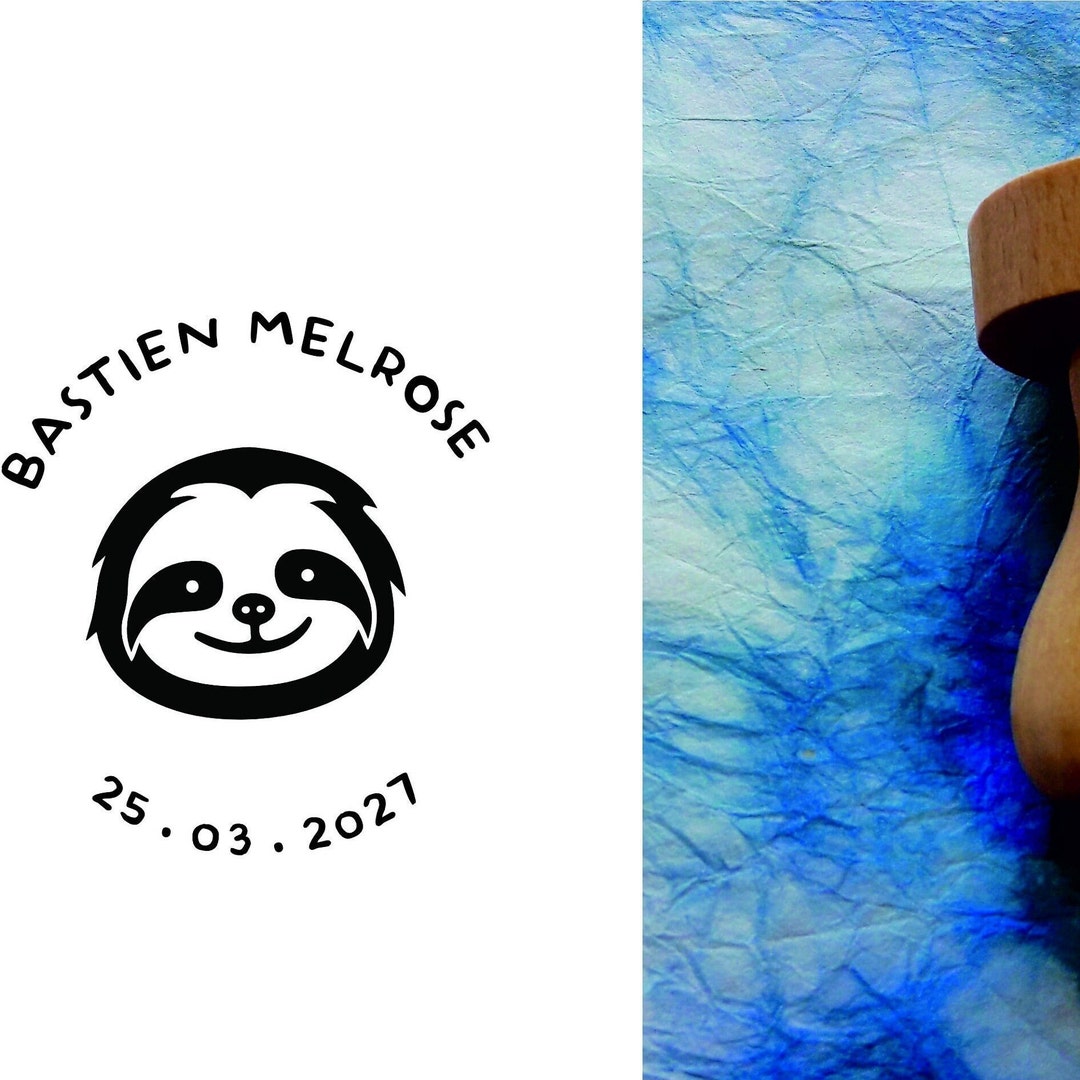 Personalized Custom Birth Stamp, First Name Stamp, Stamp to Mark Your ...