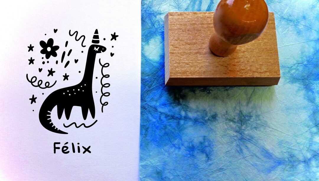 Personalized Baptism Stamp, First Name Stamp, Birthday Stamp, Birth ...