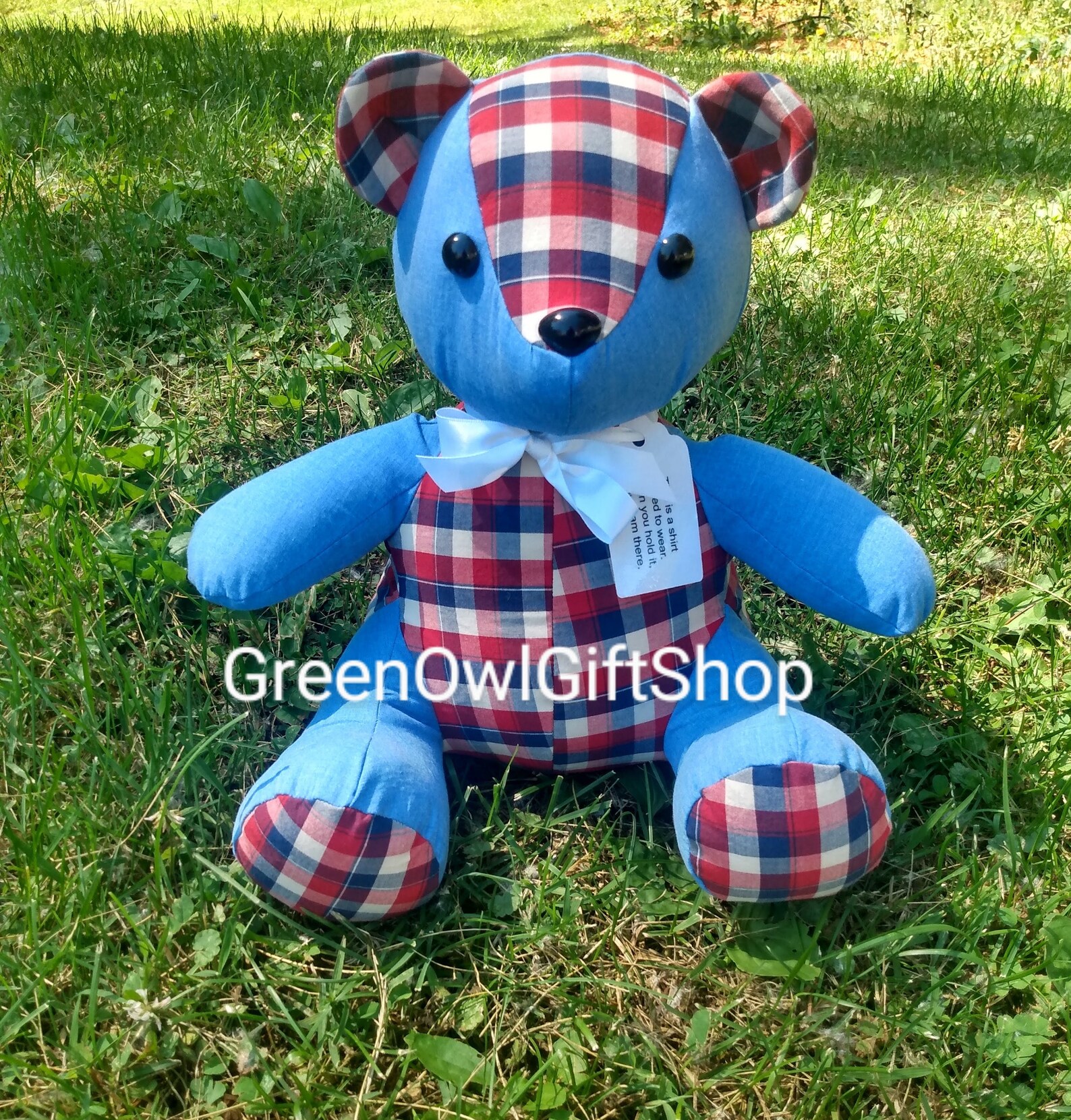 Memory Bear ,memory , Keepsake Bear, Custom Stuffed Memory Bear - Etsy