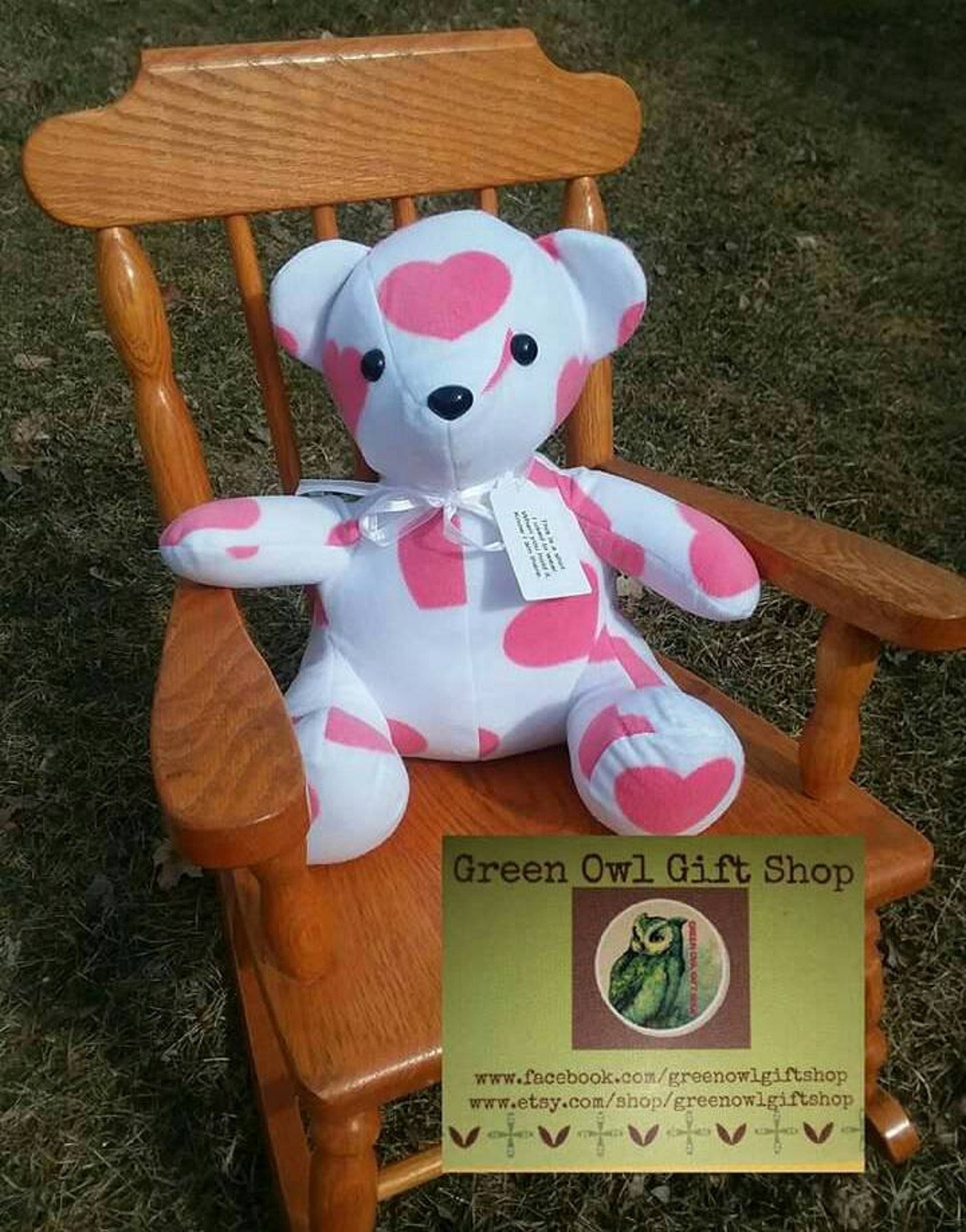 Memory Bear memory Keepsake Bear Custom Stuffed Memory | Etsy