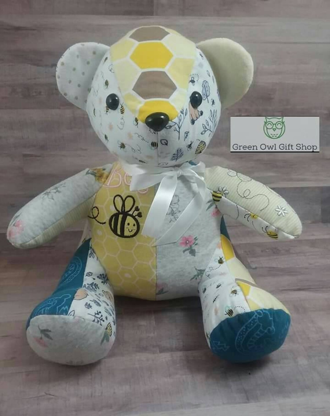 Memory Bear memory Keepsake Bear Custom Stuffed Memory | Etsy