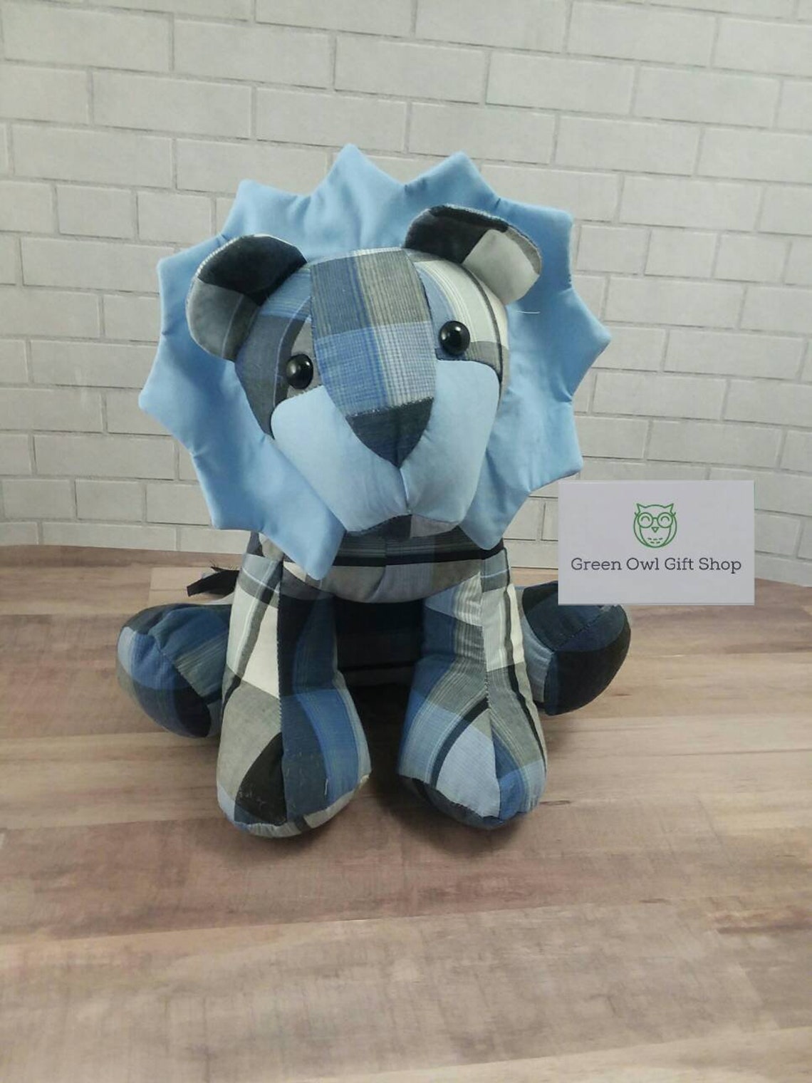 Memory Lion memory Keepsake Lion Custom Stuffed Memory | Etsy