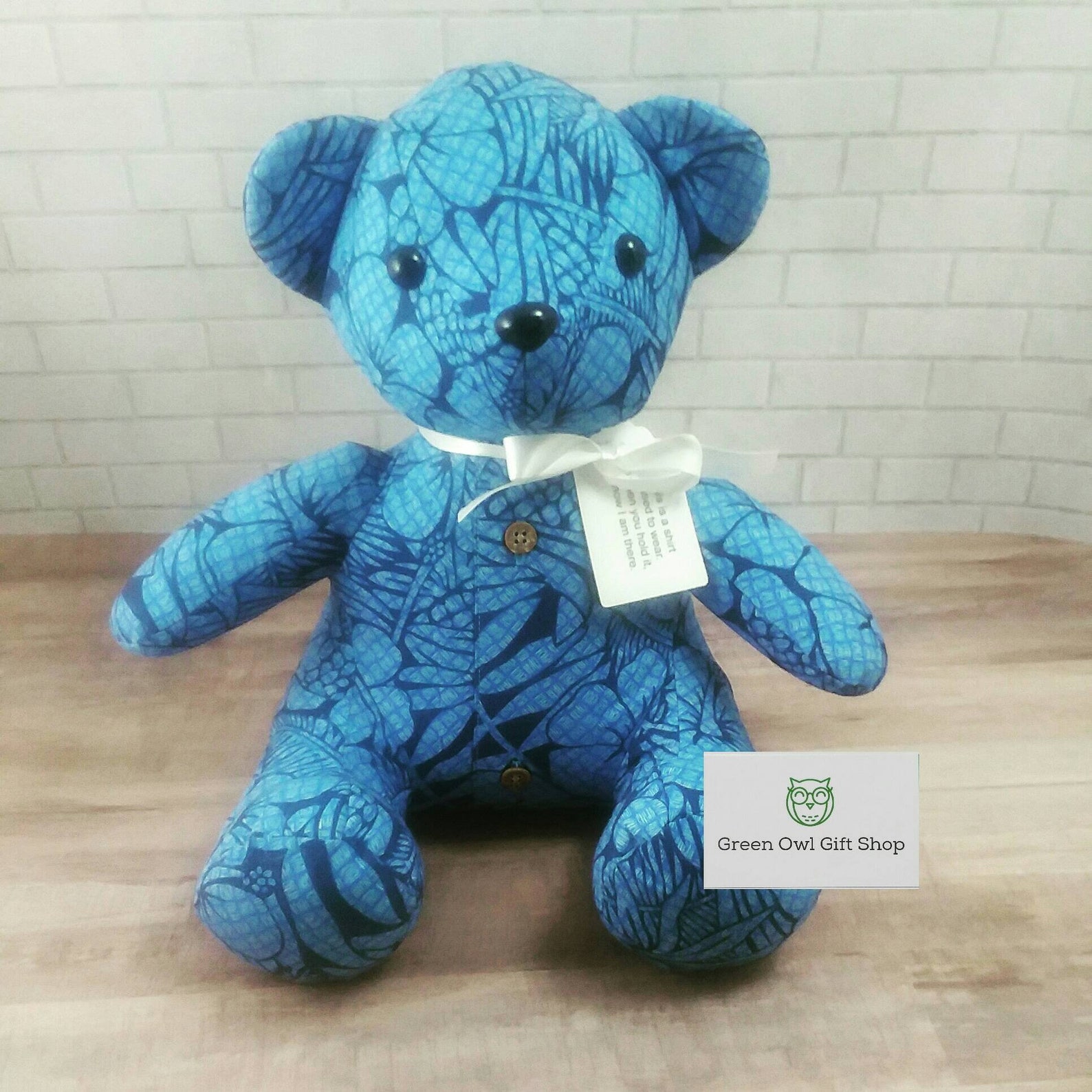 Memory Bear memory Keepsake Bear Custom Stuffed Memory | Etsy