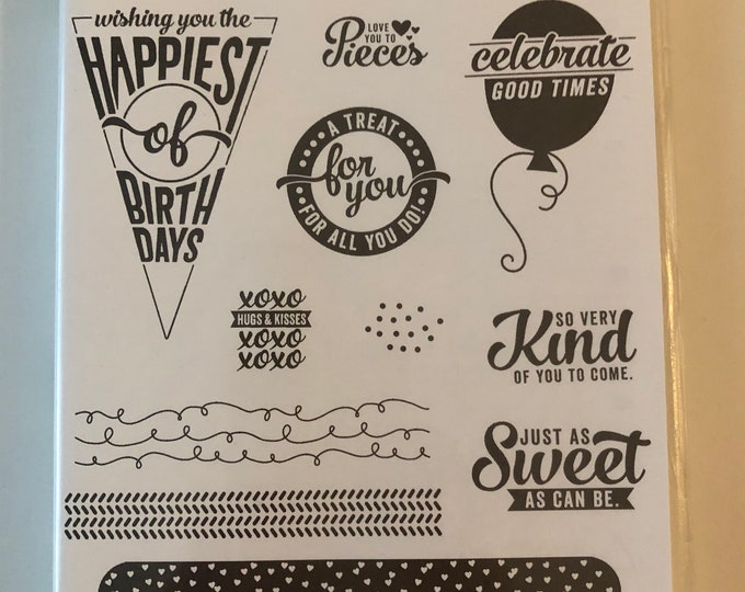 Stampin' up "sweet Stack" Photopolymer Stamp Set, New - Etsy