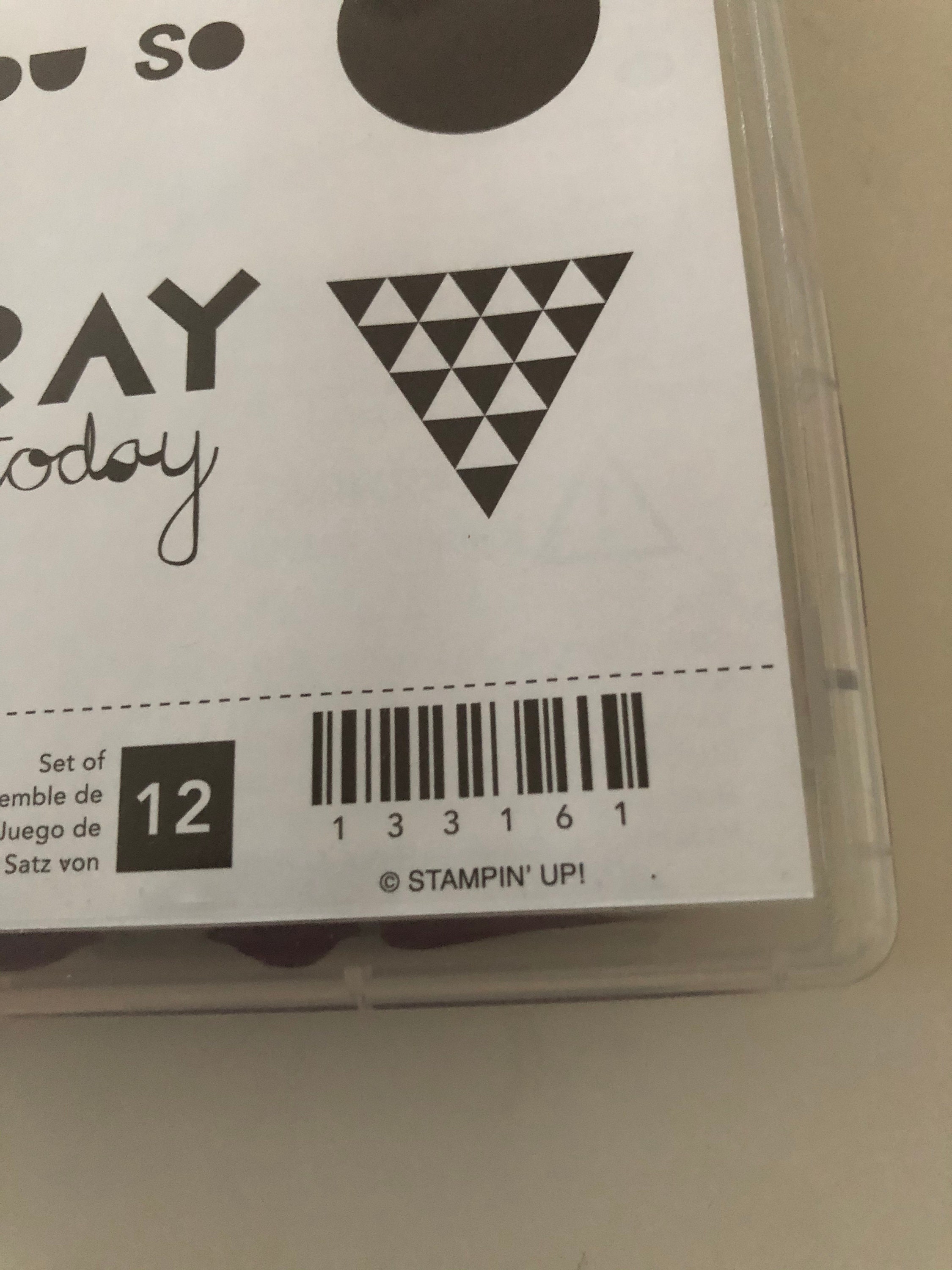 Stampin' up "geometrical" Cling Mount Stamp Set, New - Etsy