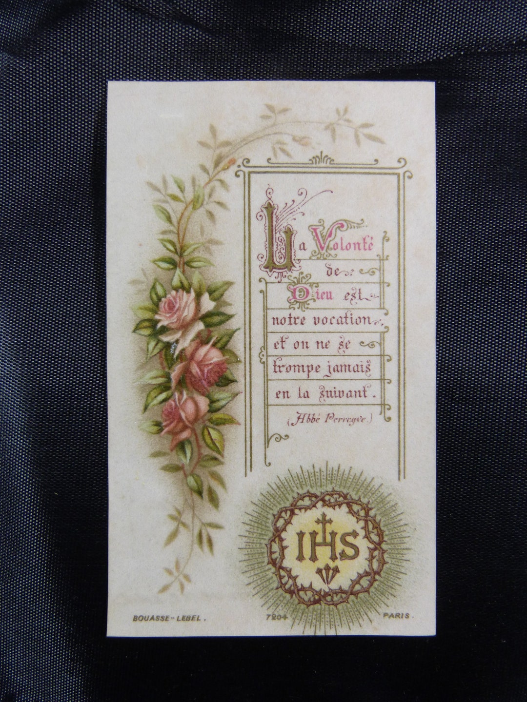 1912 Old Pious Image Religious Card Prayer Card - Etsy