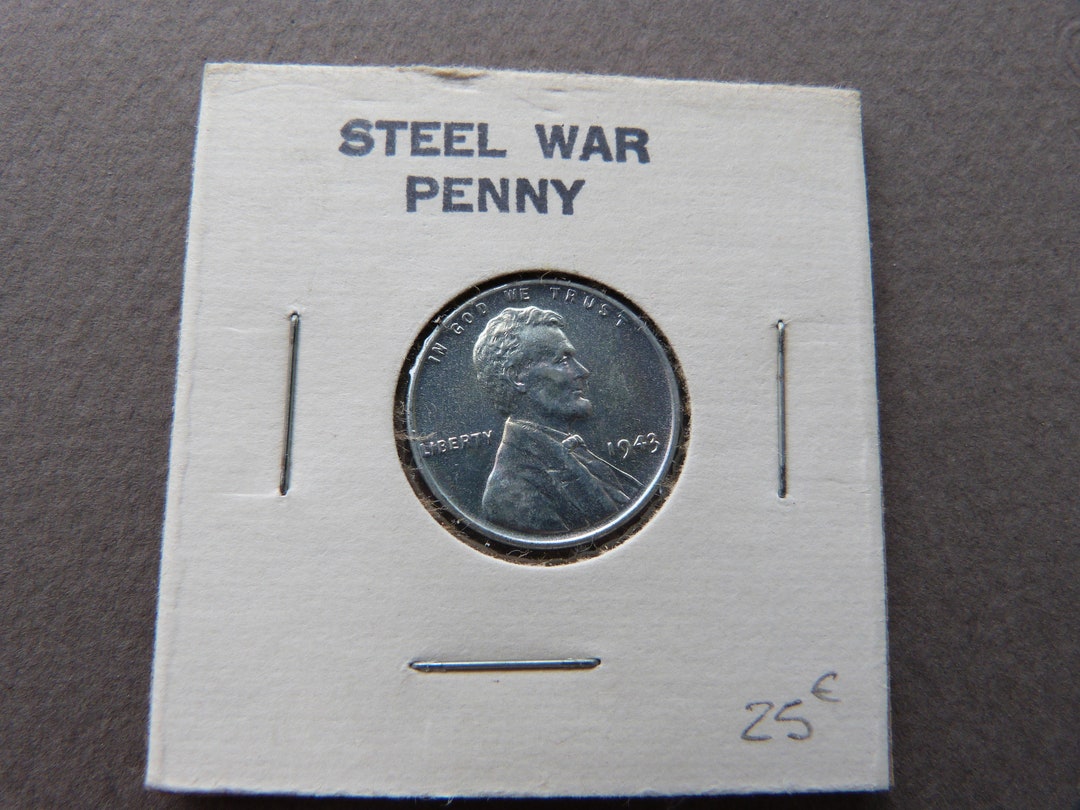 UNITED STATES - One Cent, 1943 - Steel War Penny - UNC Quality! - Etsy