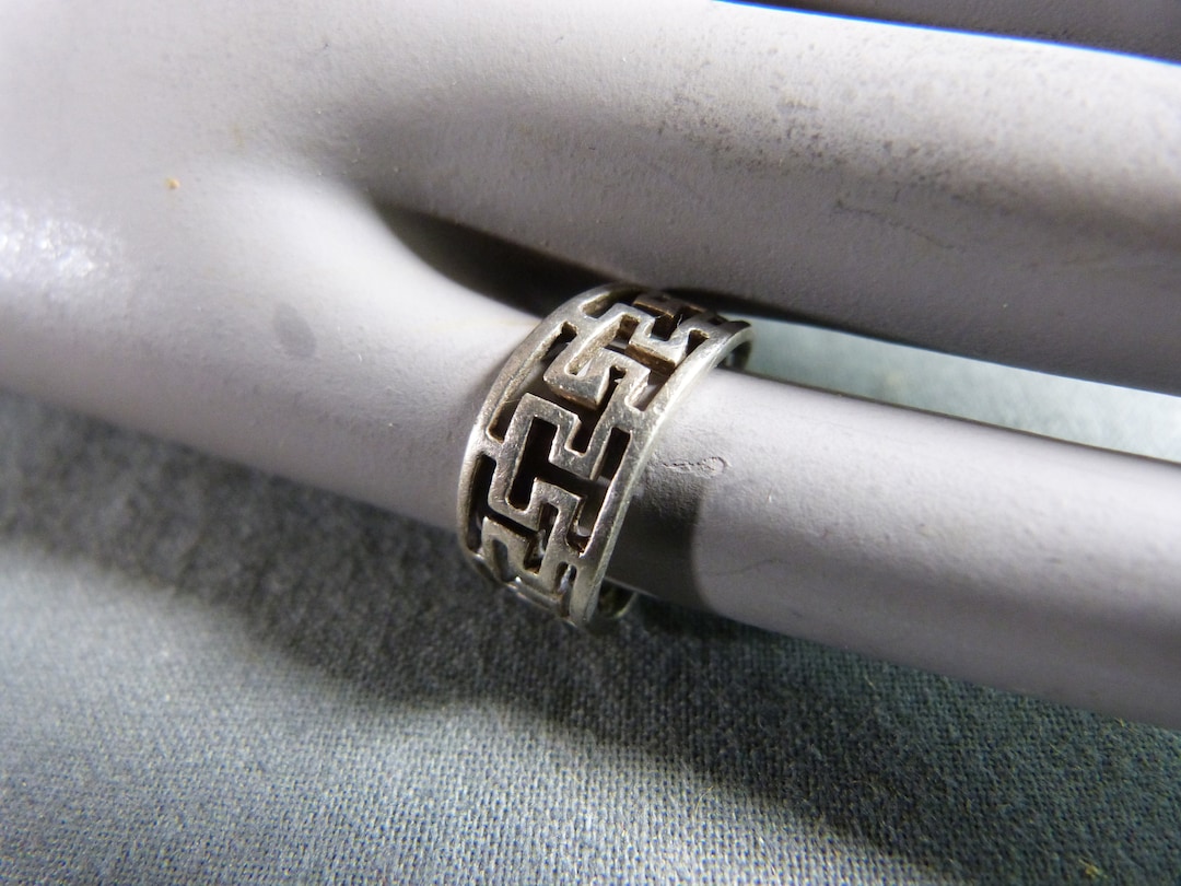 RING Solid Silver Hallmark .825 Wedding Ring SIZE 48 - Etsy