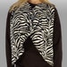Women's Animal Print Vest Zebra Open Front Boho - Etsy