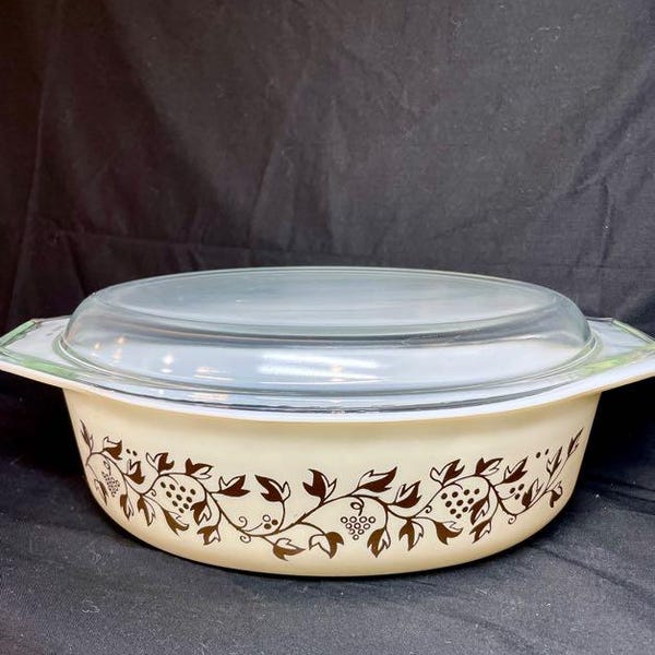 Pyrex Golden Leaf - Etsy