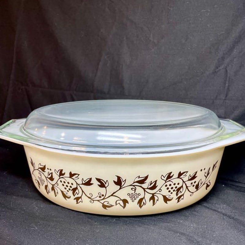 Pyrex Golden Leaf - Etsy