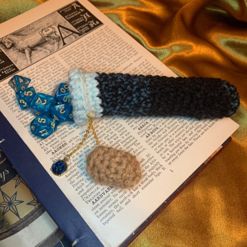 Vial Dice Bag Crochet Pattern Holds 1 Set Dnd Tabletop - Etsy