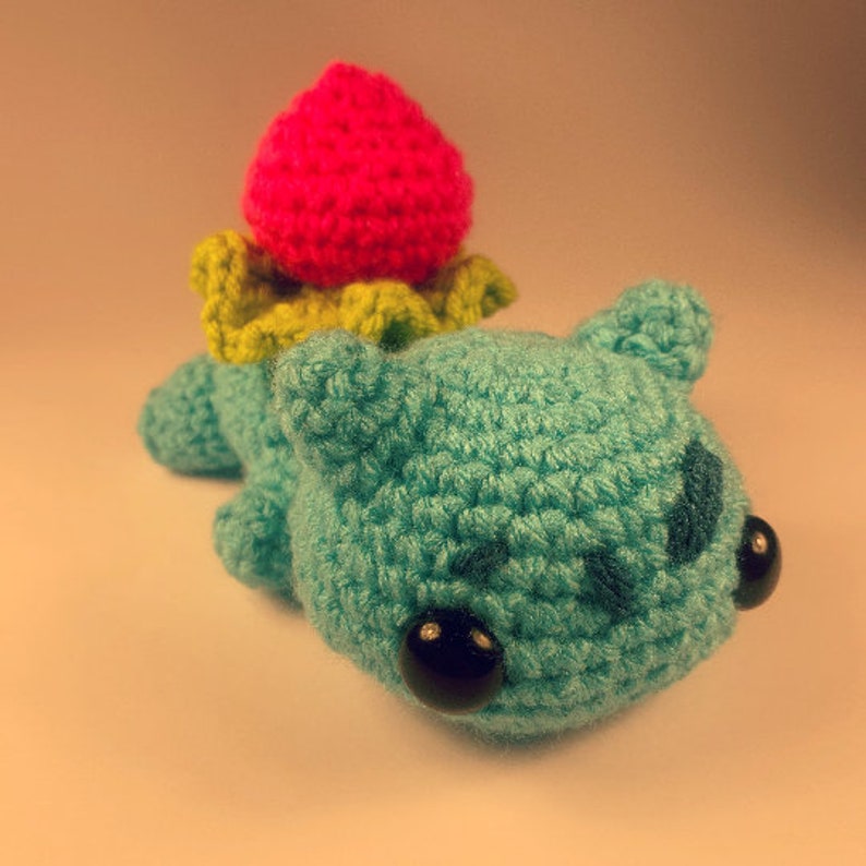 Crochet Pattern, Bulbasaur, Ivysaur, and Venusaur, Pokemon Pattern ...
