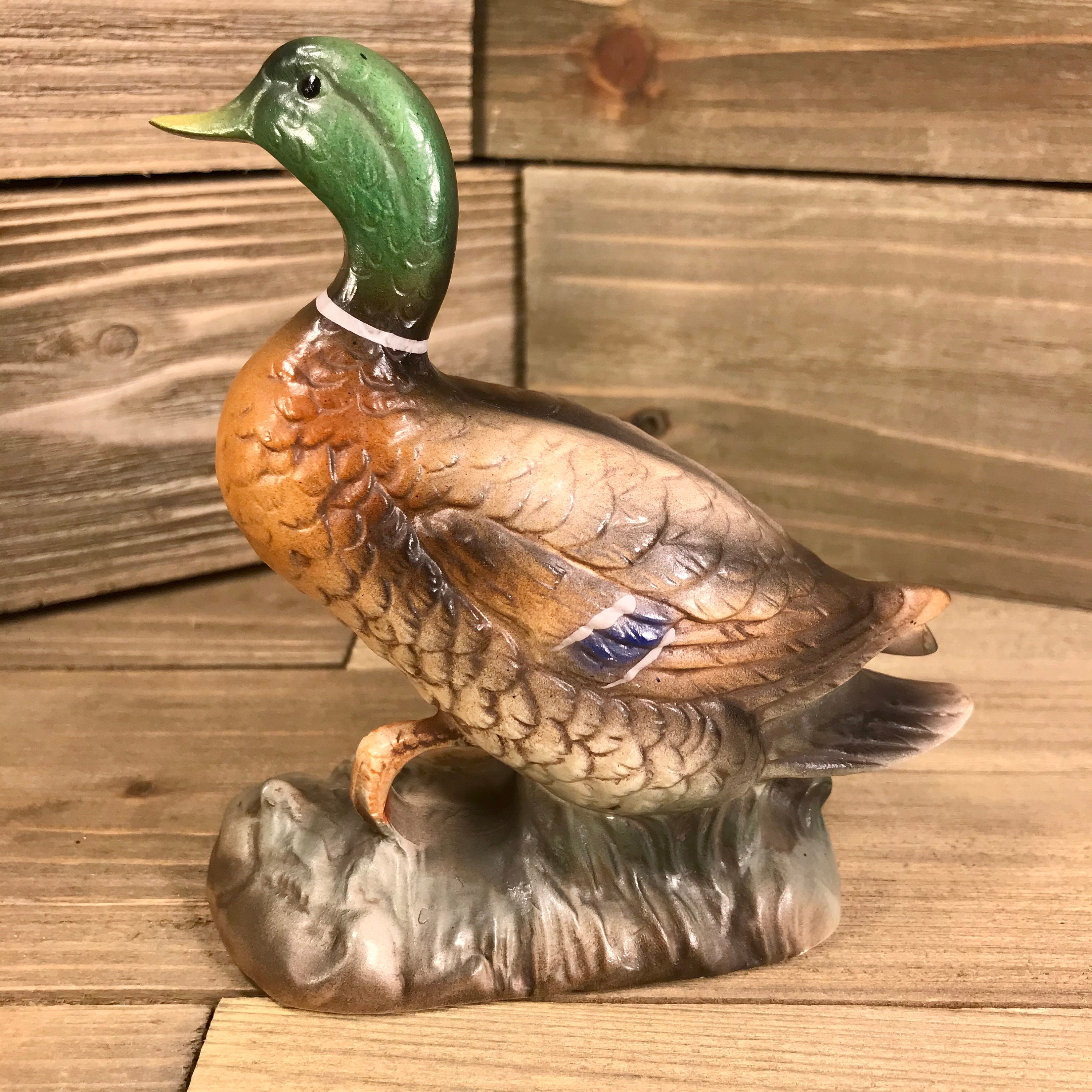Vintage 1950's Enesco japan Porcelain Mallard E-4178 W/ Foil Label FREE ...