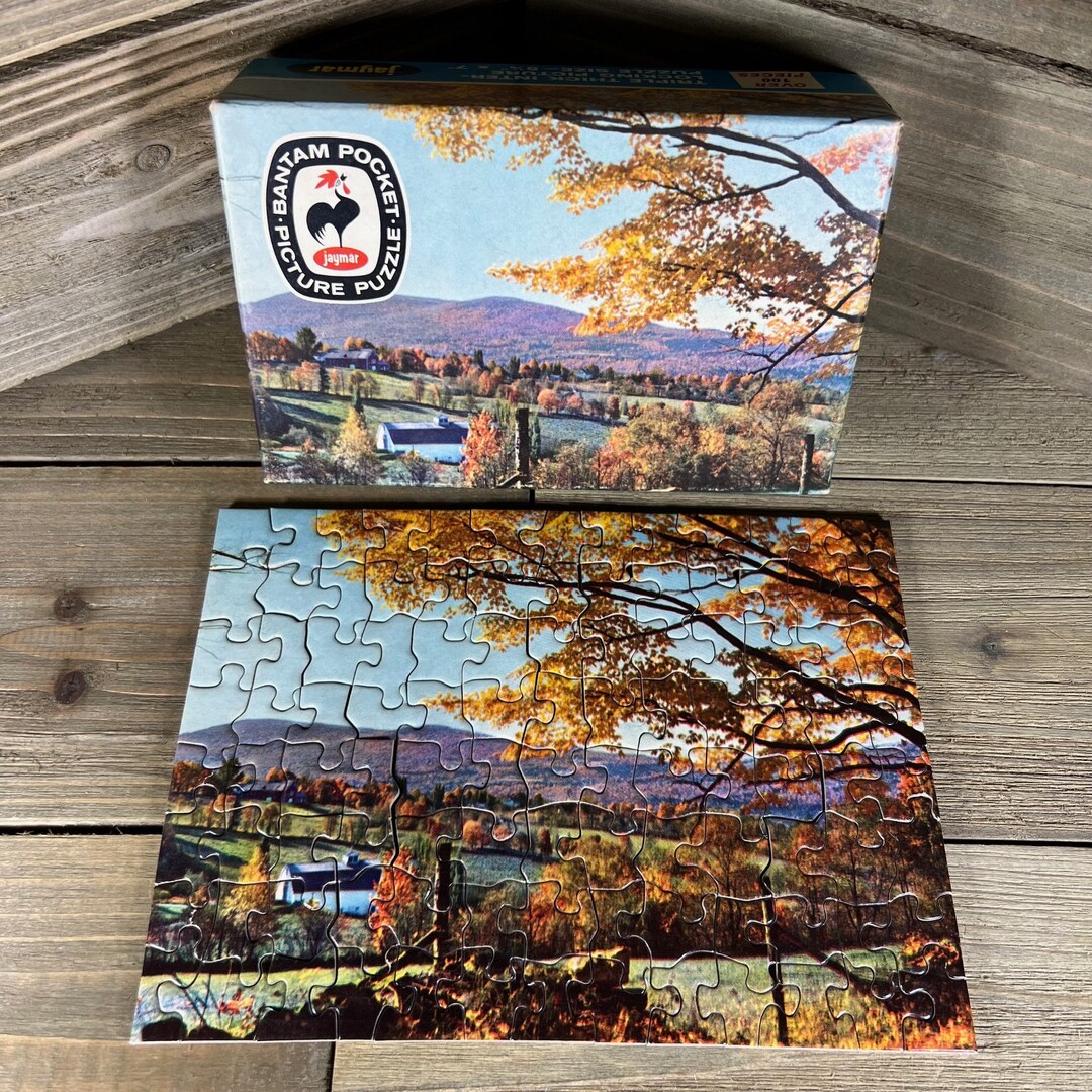Vintage (1960's) Sugar Hill New Hampshire Bantam Pocket Picture Jigsaw ...