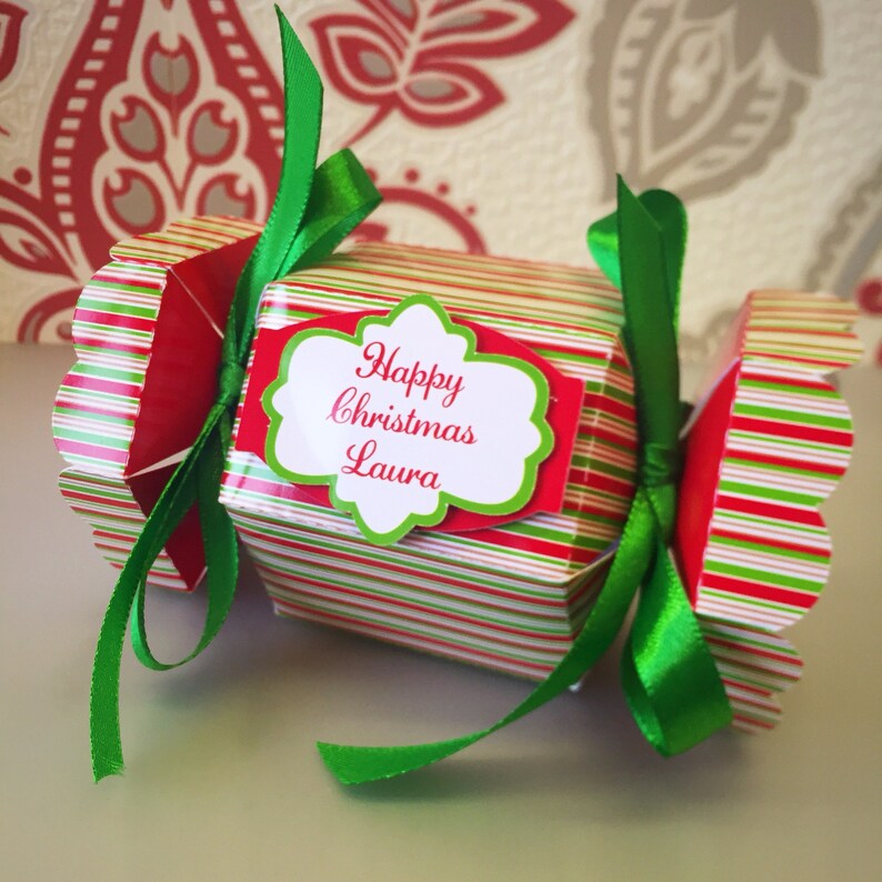 2x Personalised Christmas Cracker Gift Teacher - Etsy UK