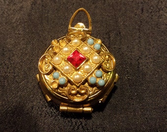 Vintage Coro Locket - Etsy