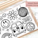 Kids Groovy Coloring Sheet Printable Happy Groovy Disco - Etsy