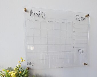 Personalized Acrylic Family Planner Acrylic Life Planner - Etsy