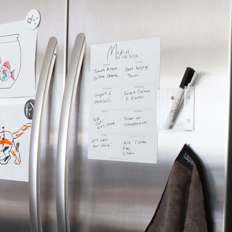 Magnetic Menu Board - Etsy