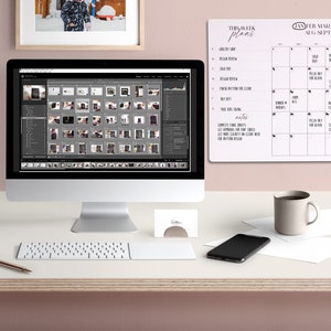 Command Center Reusable Calendar With Menu Planner| Whiteboard Calendar ...