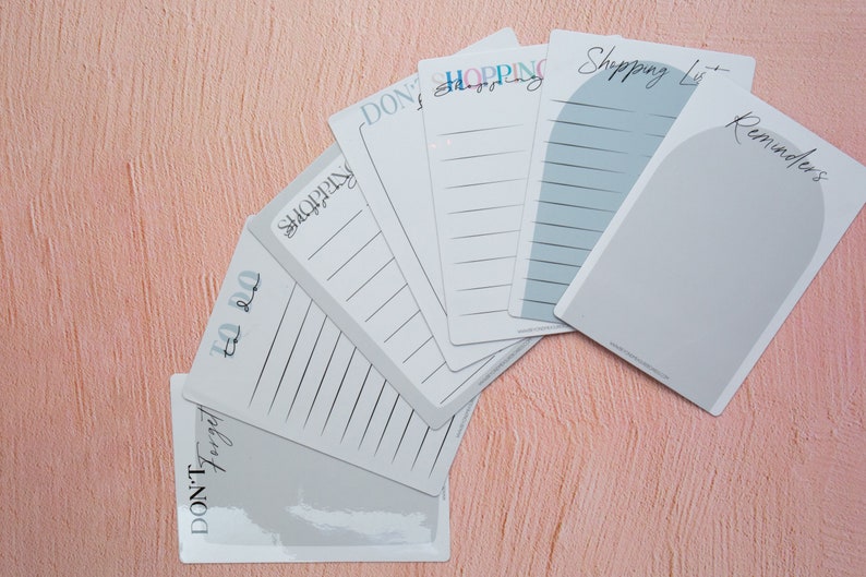 Magnetic Reminders Dry Erasable Board Whiteboard Planner - Etsy