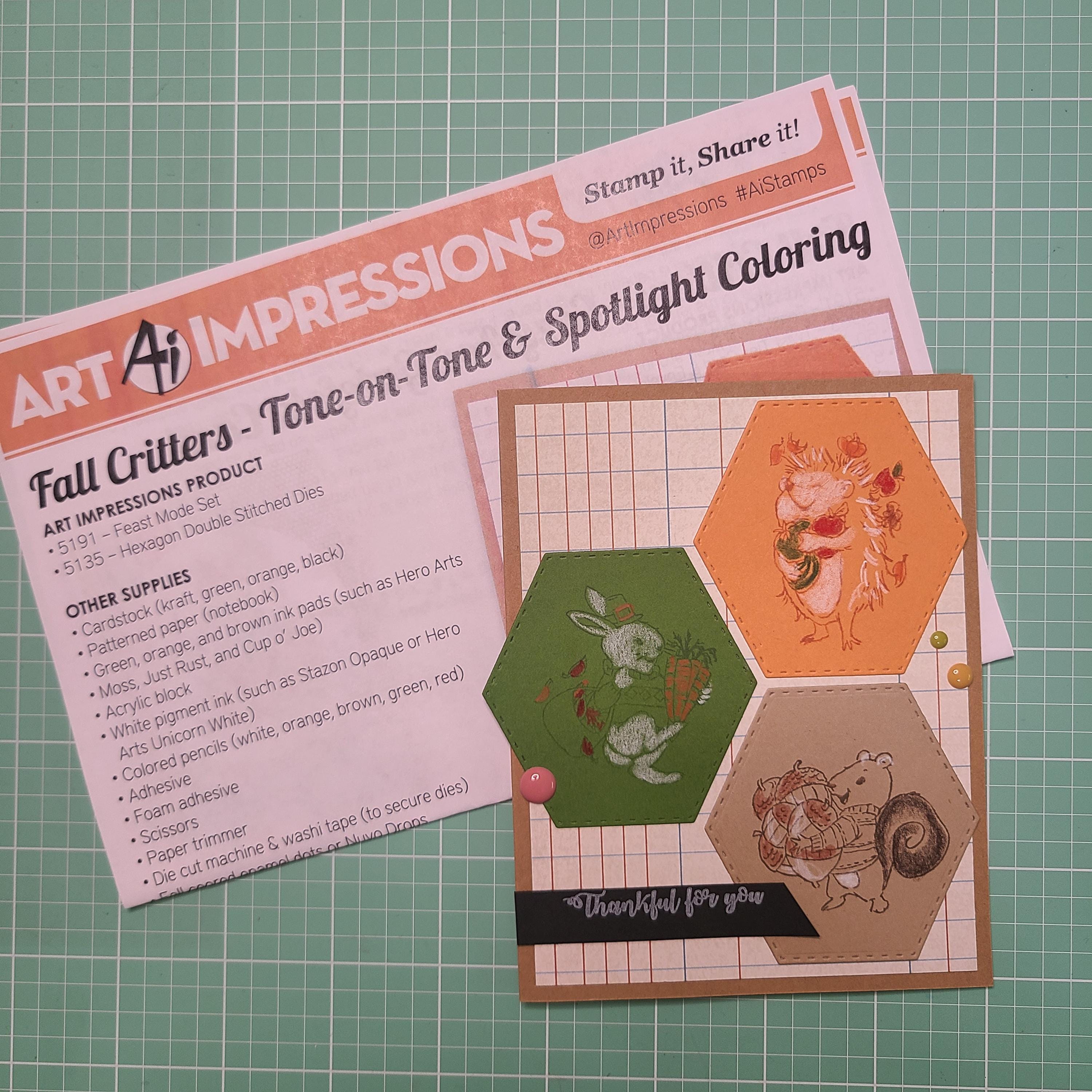 DIY Card Kits - PICK From Fall, Halloween, Thanksgiving Greeting Cards ...