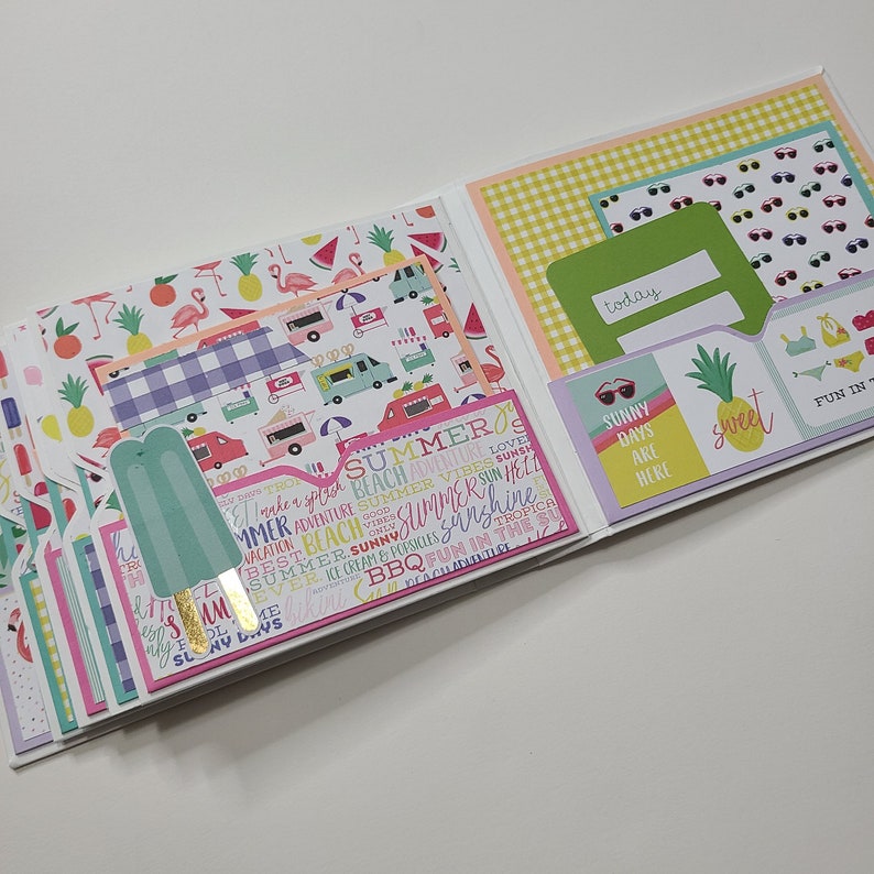 Handmade Mini Album Scrapbook Ready for Photos Just Another Day in ...