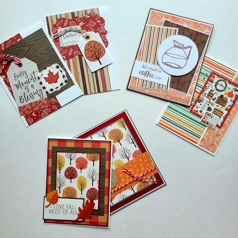 Fall is Here - All Occasion Autumn Greeting Card Stationery Set - Etsy