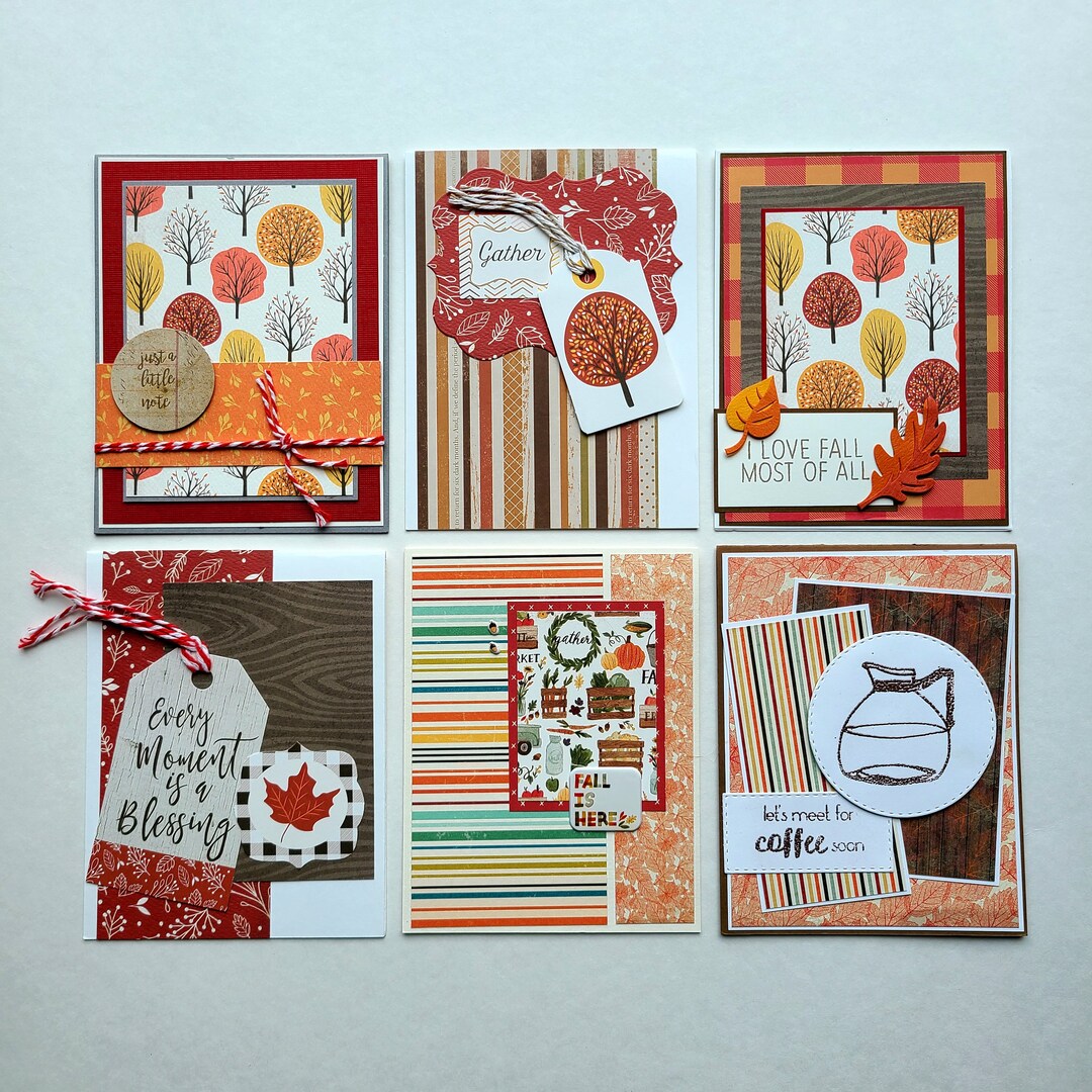 Fall is Here - All Occasion Autumn Greeting Card Stationery Set - Etsy
