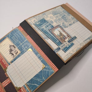 Handmade Folio Album Scrapbook - Ready for Photos - Graphic 45 City ...