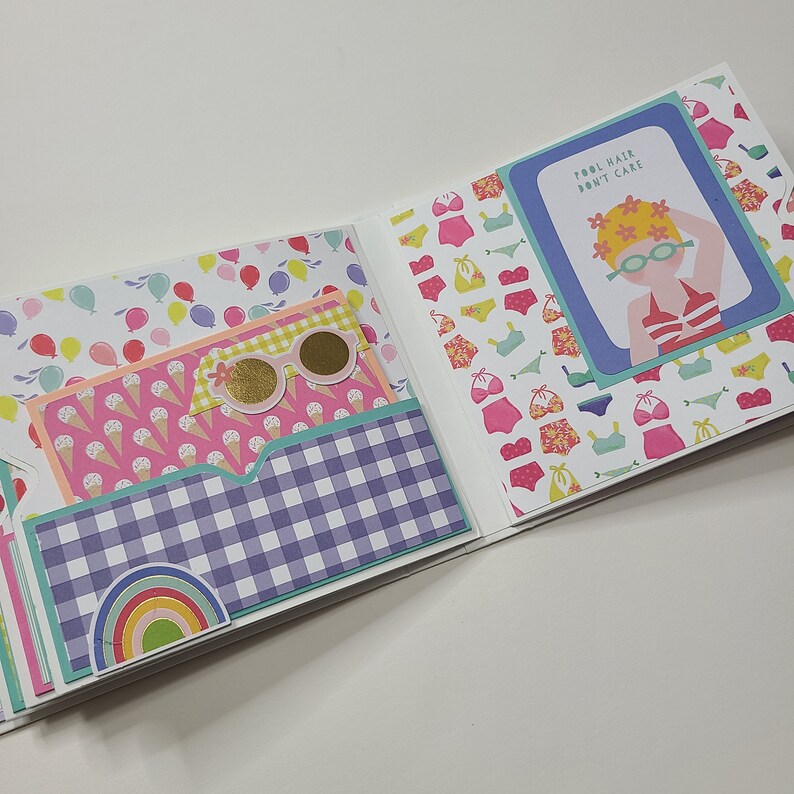 Handmade Mini Album Scrapbook - Ready for Photos - Just Another Day in ...
