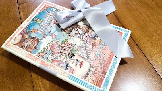 Handmade Folio Album Scrapbook Ready for Photos Steampunk | Etsy