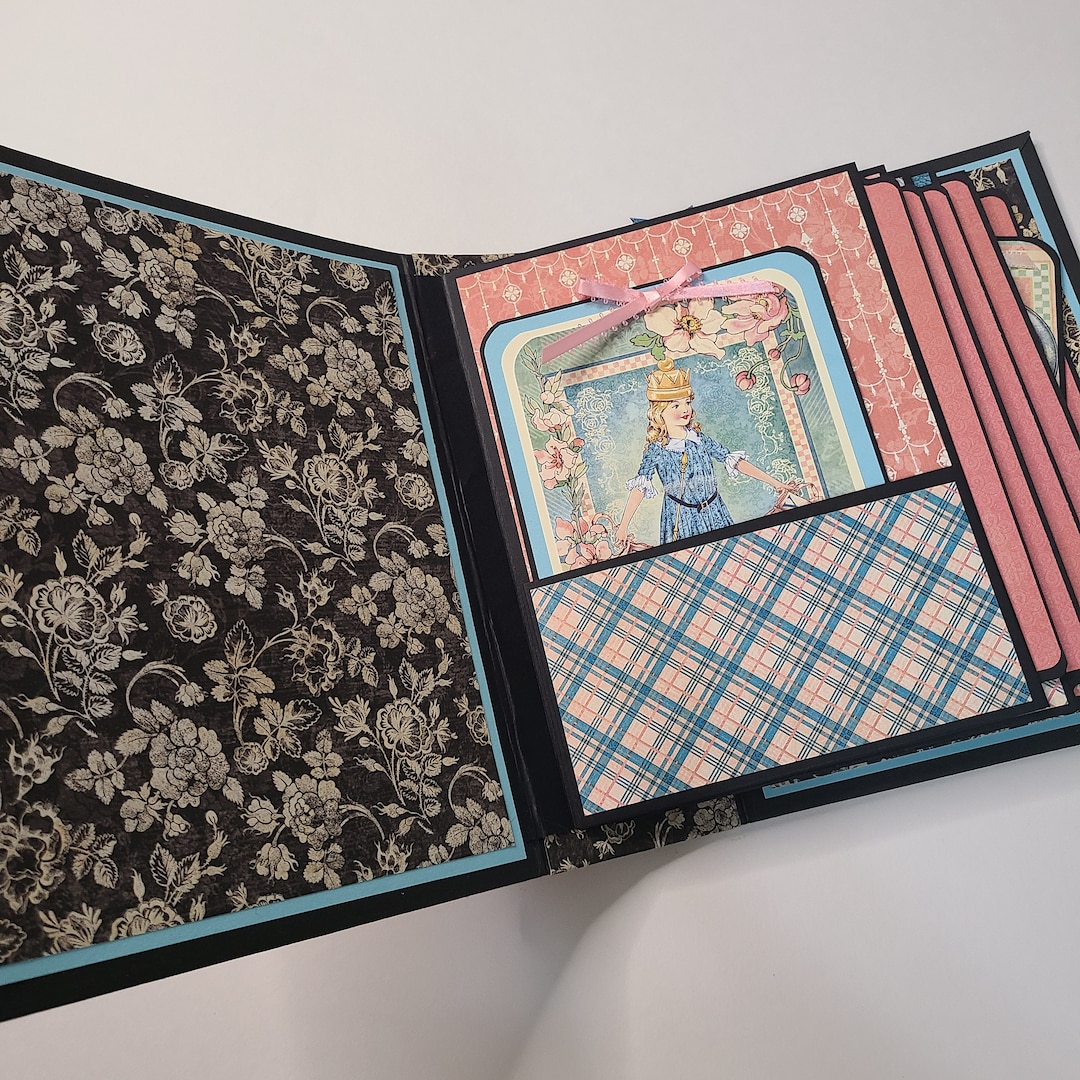Handmade Mini Album Scrapbook - Ready for Photos - Alice's Tea Part ...
