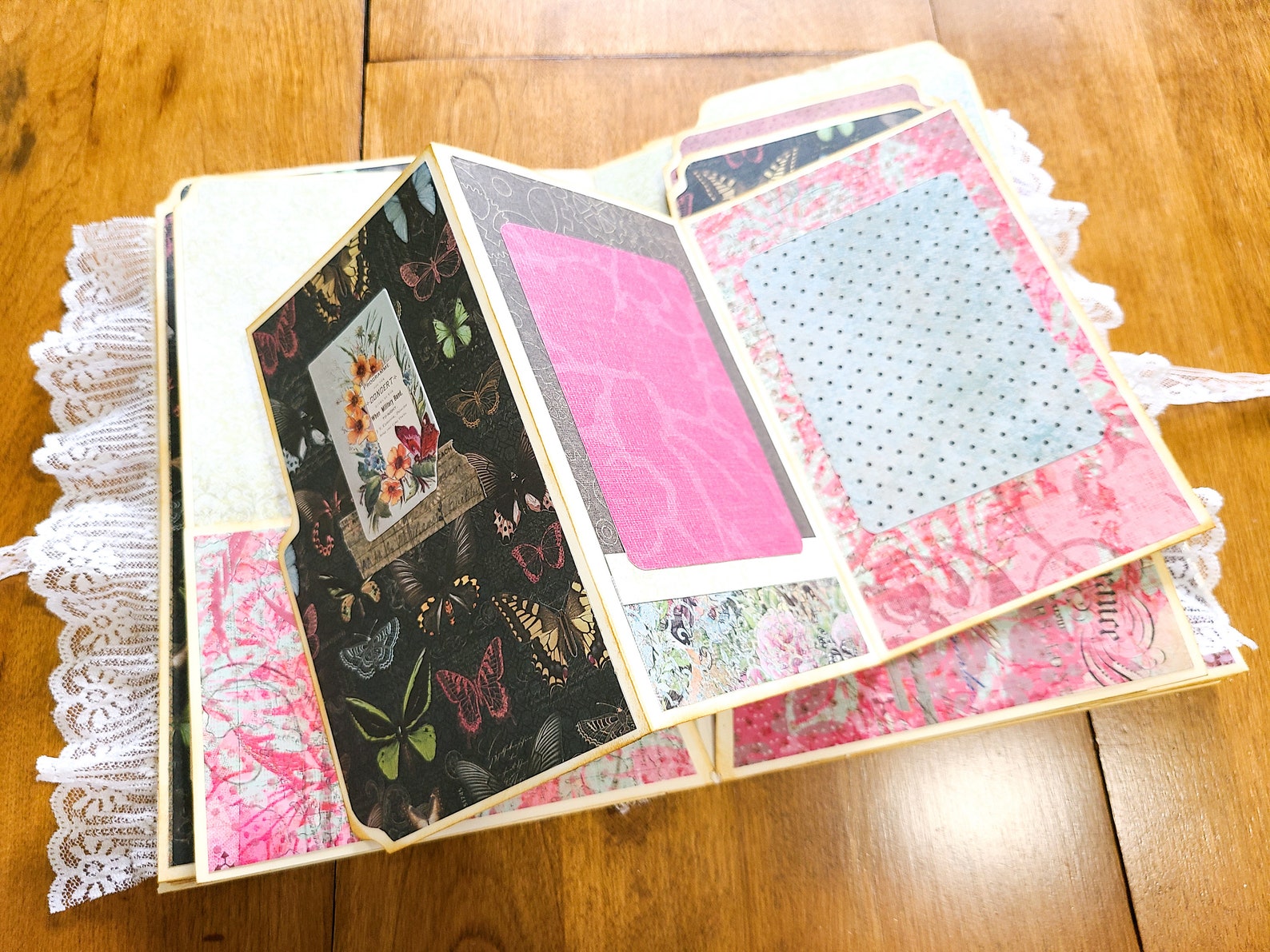 Handmade Mini Album Scrapbook Ready for Photos Nature - Etsy