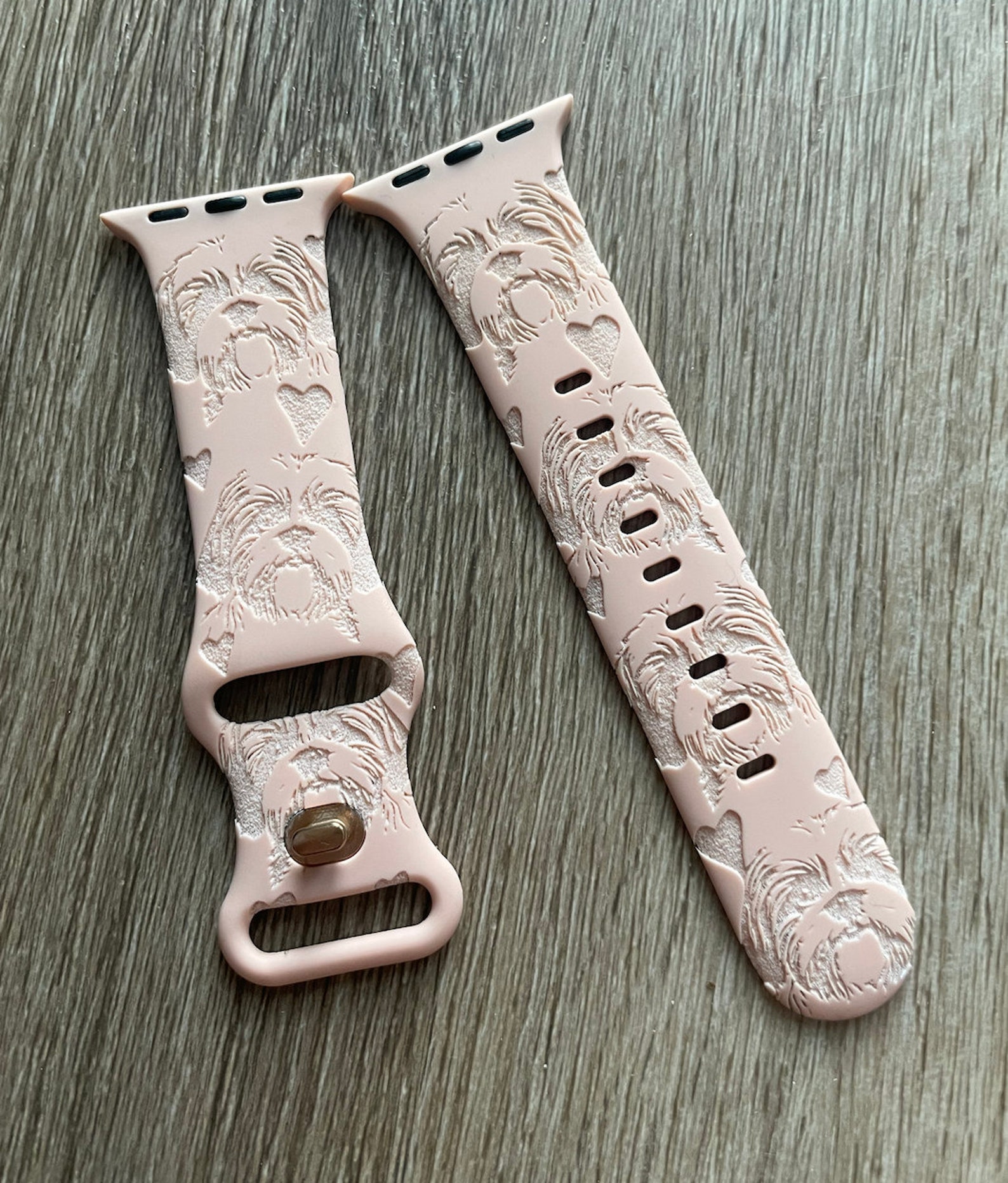 Engraved Shih Tzu Silicone Watch Band, Dog Lover Gift - Etsy
